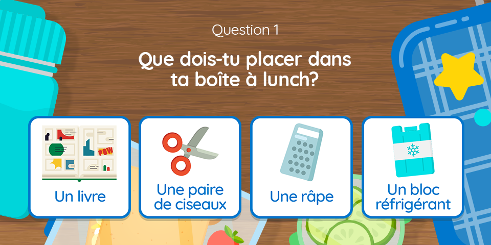 Jouons à Une formidable boîte à lunch | Teach Nutrition Quebec