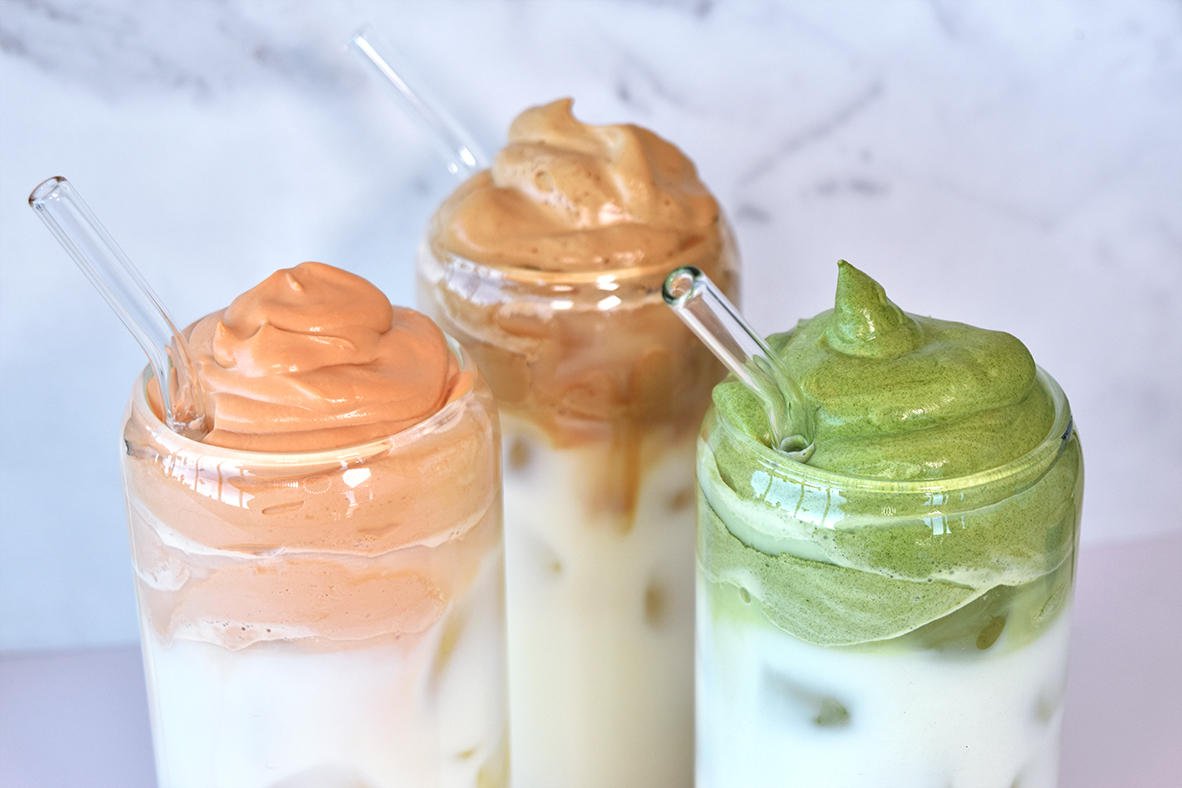 Dalgona Iced Lattes | Canadian Goodness