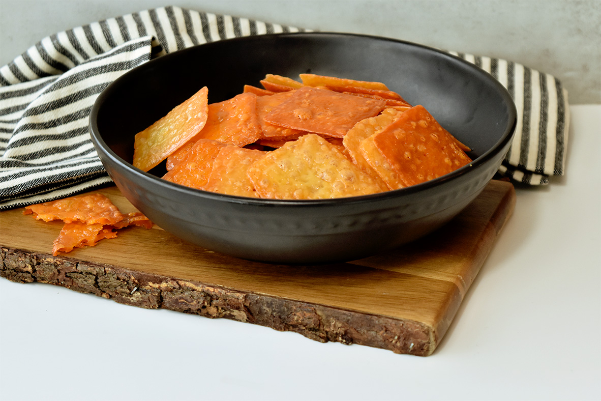 One Ingredient Cheese Crackers | Canadian Goodness