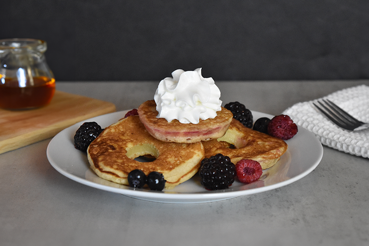 Apple Ring Pancakes | Canadian Goodness