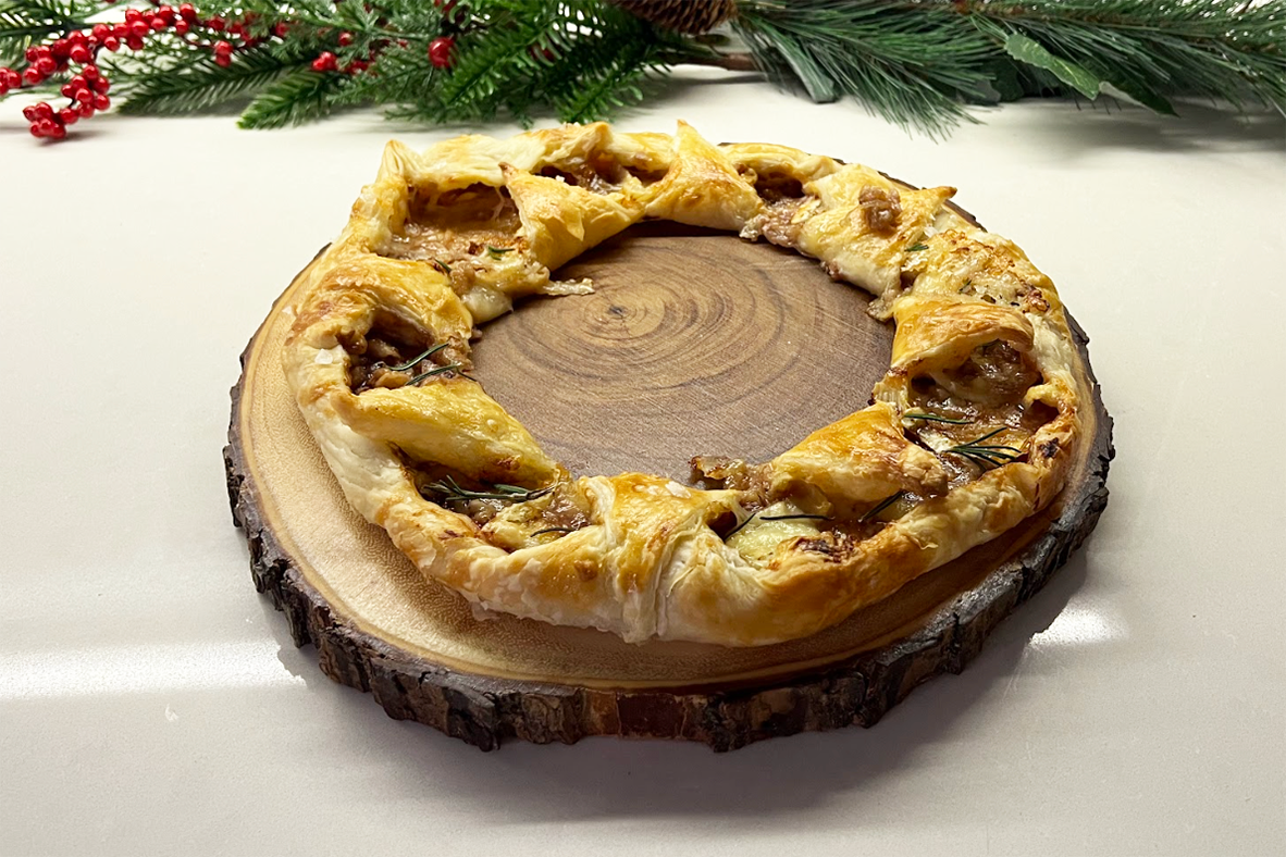 Cranberry And Brie Wreath | Canadian Goodness