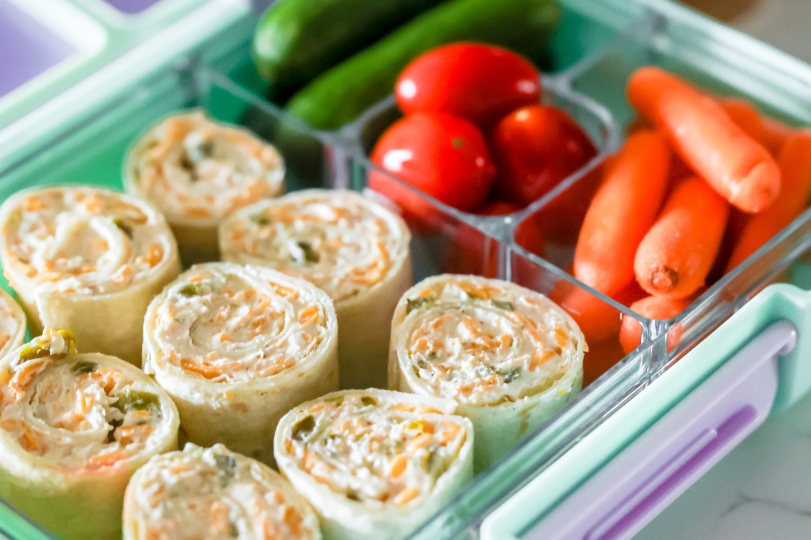 Jalapeño Popper Pinwheels with Cream Cheese and Cheddar Cheese ...