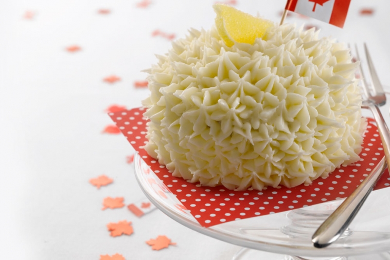 Baby Cakes with Lemon Butter Cream Icing | Canadian Goodness