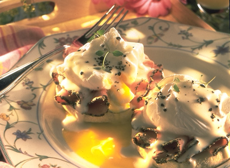 Cheesy Eggs Benedict | Canadian Goodness