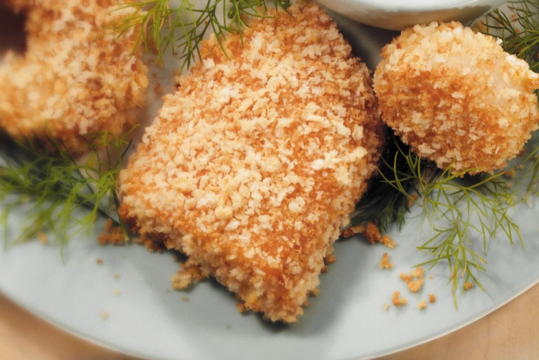 Crispy Fish & Seafood with Orange Dill Sauce | Canadian Goodness