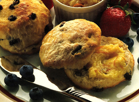 Currant Tea Biscuits with Orange Honey Butter | Canadian Goodness