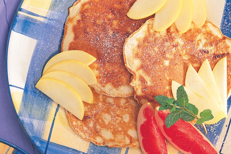 Golden Cheddar Pancakes | Canadian Goodness