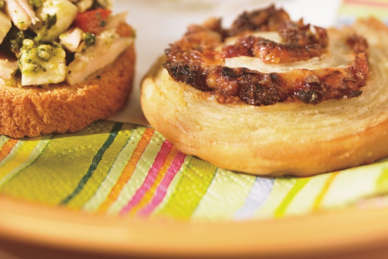 Gouda and Dried Fruit Spirals | Canadian Goodness