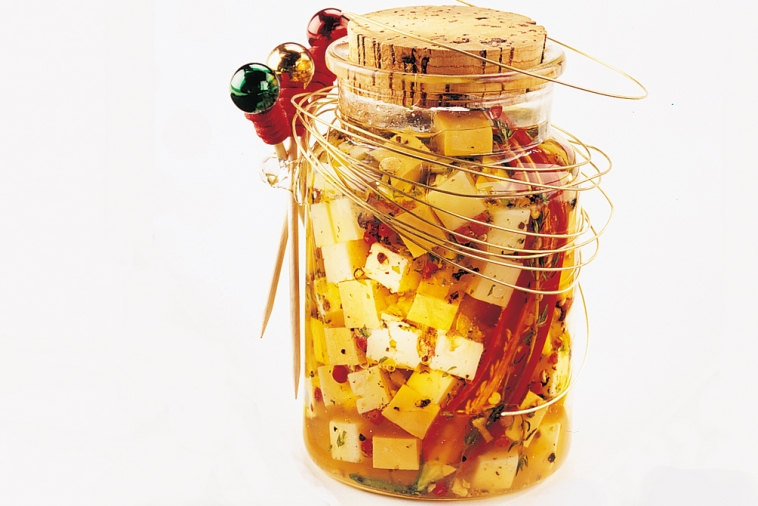 Marinated Cheese Cubes | Canadian Goodness