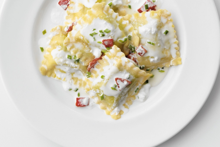 Ravioli with Ricotta and Roasted Red Peppers | Canadian Goodness