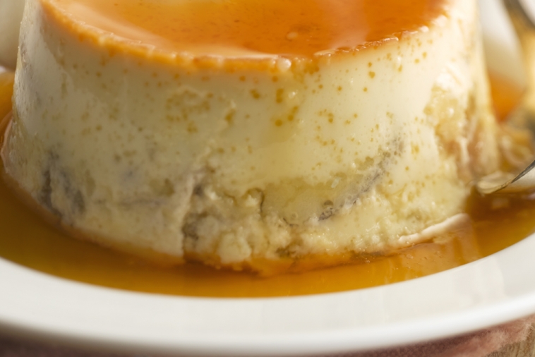Rhubarb Crème Caramel | Canadian Goodness