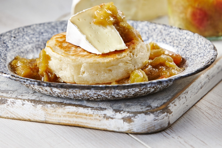 Rhubarb jam with Canadian Brie | Canadian Goodness