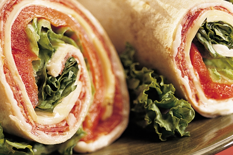 Sichuan Chicken Wraps with Canadian Swiss cheese | Canadian Goodness