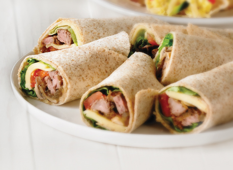Steak and Monterey Jack wraps | Canadian Goodness
