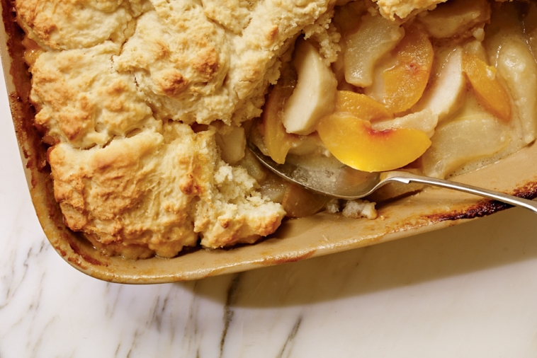 Tree Fruit Cobbler and Brie | Canadian Goodness
