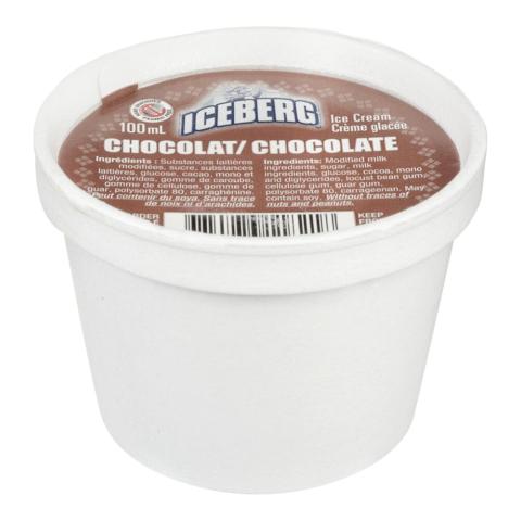 Iceberg Chocolate Ice Cream 24x100ml | Canadian Goodness