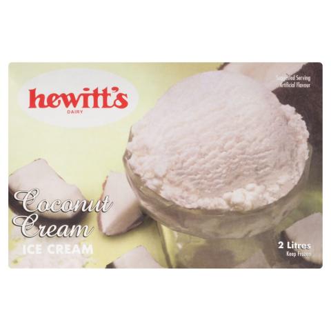 Hewitt's Dairy Coconut Ice Cream 2L | Canadian Goodness