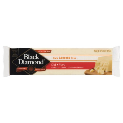 Black Diamond Lactose Free Old White Cheddar 400g | Canadian Goodness