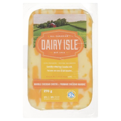 Dairy Isle Marble Cheddar 270g | Canadian Goodness