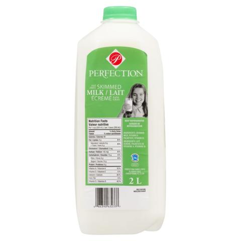 Perfection Skim Milk 0% M.F. 2L | Canadian Goodness