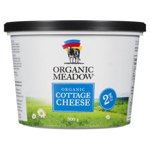 Organic Meadow Organic Cottage Cheese 2% M.F. 500g | Canadian Goodness