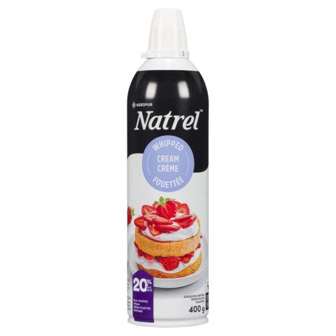 Natrel Real Whipped Cream 20% M.F. 400g | Canadian Goodness