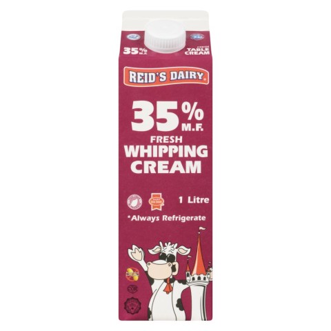 Reid's Dairy Fresh Whipping Cream 35% M.F. 1L | Canadian Goodness
