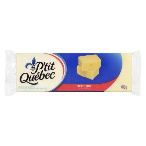 P'tit Québec Old White Cheddar 400g | Canadian Goodness