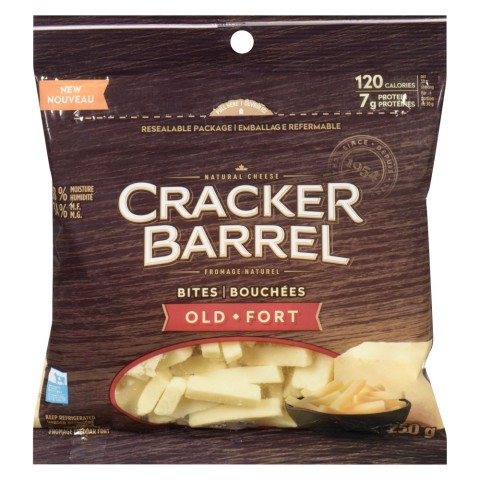 Cracker Barrel Old Natural Cheese Bites 250g | Canadian Goodness