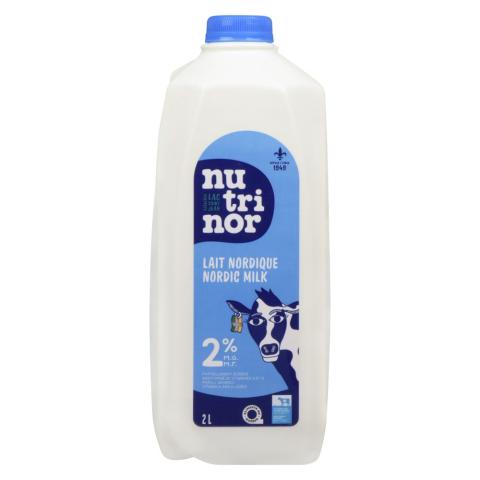 Nutrinor Nordic Partly Skimmed Milk 2% M.F. 2L | Canadian Goodness