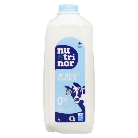 Nutrinor Organic Nordic Skim Milk 0% M.F. 2L | Canadian Goodness