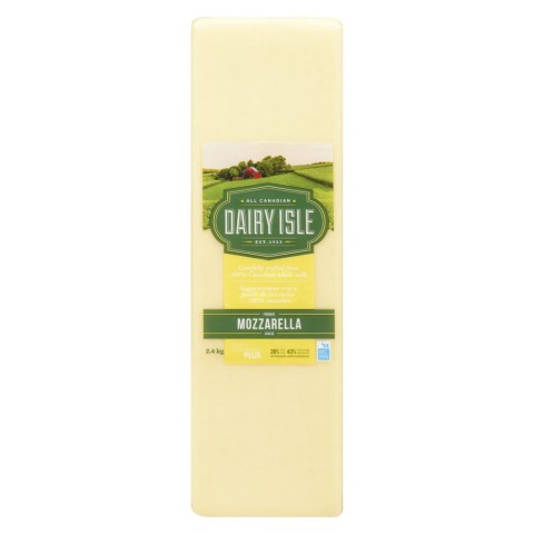 Dairy Isle Mozzarella 2.4kg | Canadian Goodness