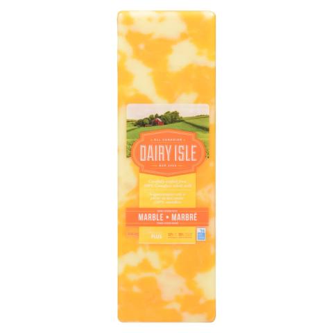 Dairy Isle Marble Cheddar 2.4kg | Canadian Goodness