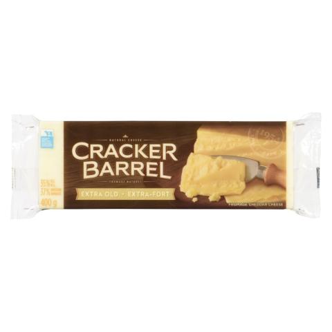 Cracker Barrel Extra Old White Cheddar 400g | Canadian Goodness