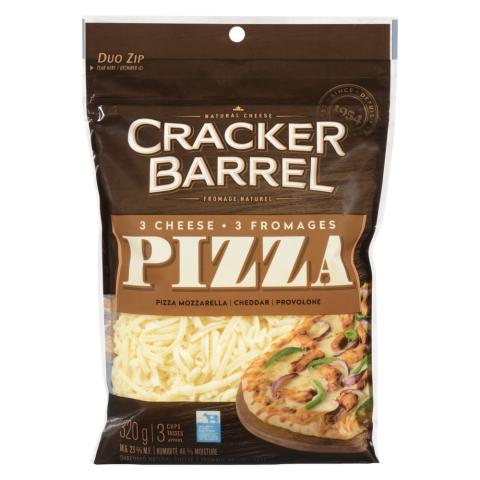 Cracker Barrel Pizza Shredded Cheese 320g | Canadian Goodness