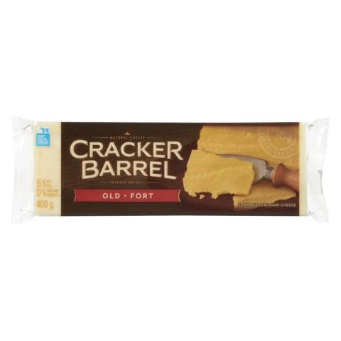 Cracker Barrel Old White Cheddar 400g | Canadian Goodness