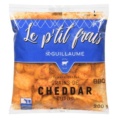St-Guillaume Cheddar Curds BBQ Le P'Tit Frais 200g | Canadian Goodness