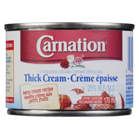 Carnation Thick Cream 25% M.F. 170ml | Canadian Goodness