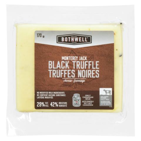 Bothwell Cheese Monterey Jack Black Truffle 170g | Canadian Goodness
