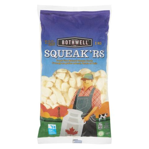 Bothwell Cheese White Squeak'rs Curds 1kg | Canadian Goodness