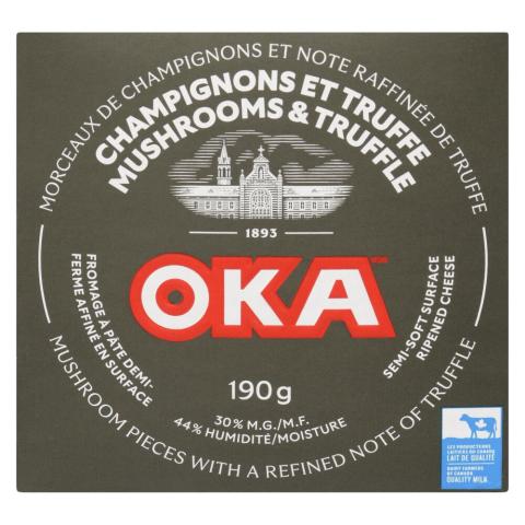 Oka Mushrooms & Truffle Oka 190g | Canadian Goodness