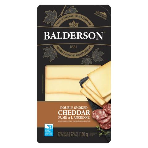 Balderson Sliced Double Smoked Cheddar 140g | Canadian Goodness
