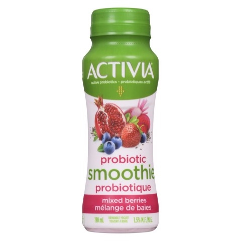 Activia Chia, Beet, Date, Blueberry, Strawberry, Pomegranate Probiotic ...