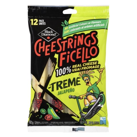 Cheestrings X-Treme Jalapeño Stringable Cheese 252g | Canadian Goodness