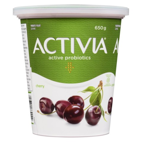 Activia Cherry Probiotic Yogurt 650g | Canadian Goodness