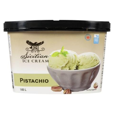 Sicilian Ice Cream Pistachio Ice Cream 1.65L | Canadian Goodness