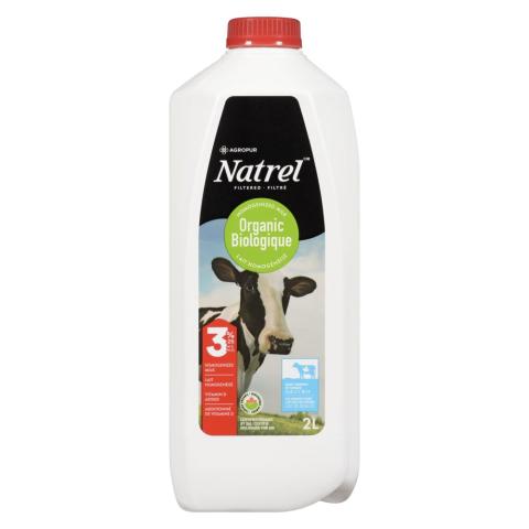 Natrel Organic Filtered Homogenized Milk 3.25% M.F. 2L | Canadian Goodness