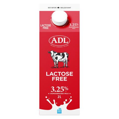 ADL Lactose Free Homogenized Milk 3.25% M.F. 2L | Canadian Goodness