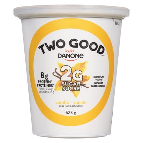 Two Good By Danone Vanilla Greek Yogurt 1.5% M.F. 625g | Canadian Goodness