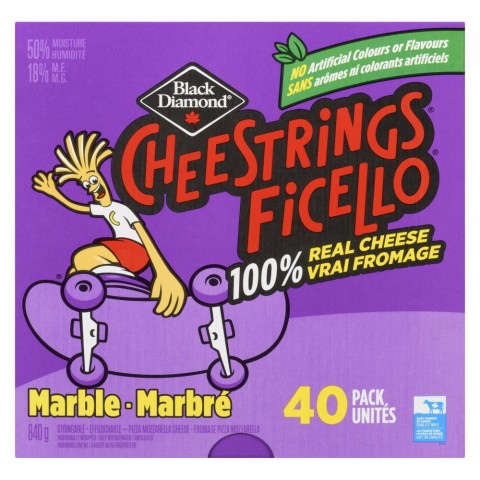 Cheestrings Marble Stringable Cheese 840g | Canadian Goodness